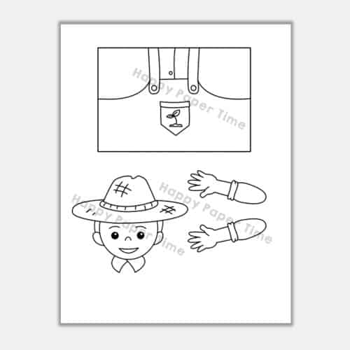 paper craft coloring pages