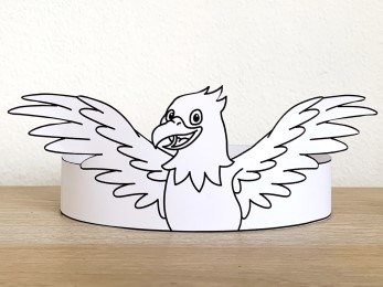 eagle mask template