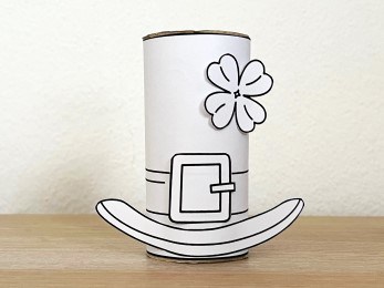 st patrick hat pattern coloring pages