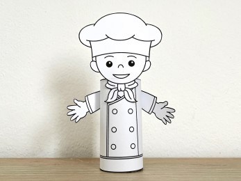 chef hat coloring pages images